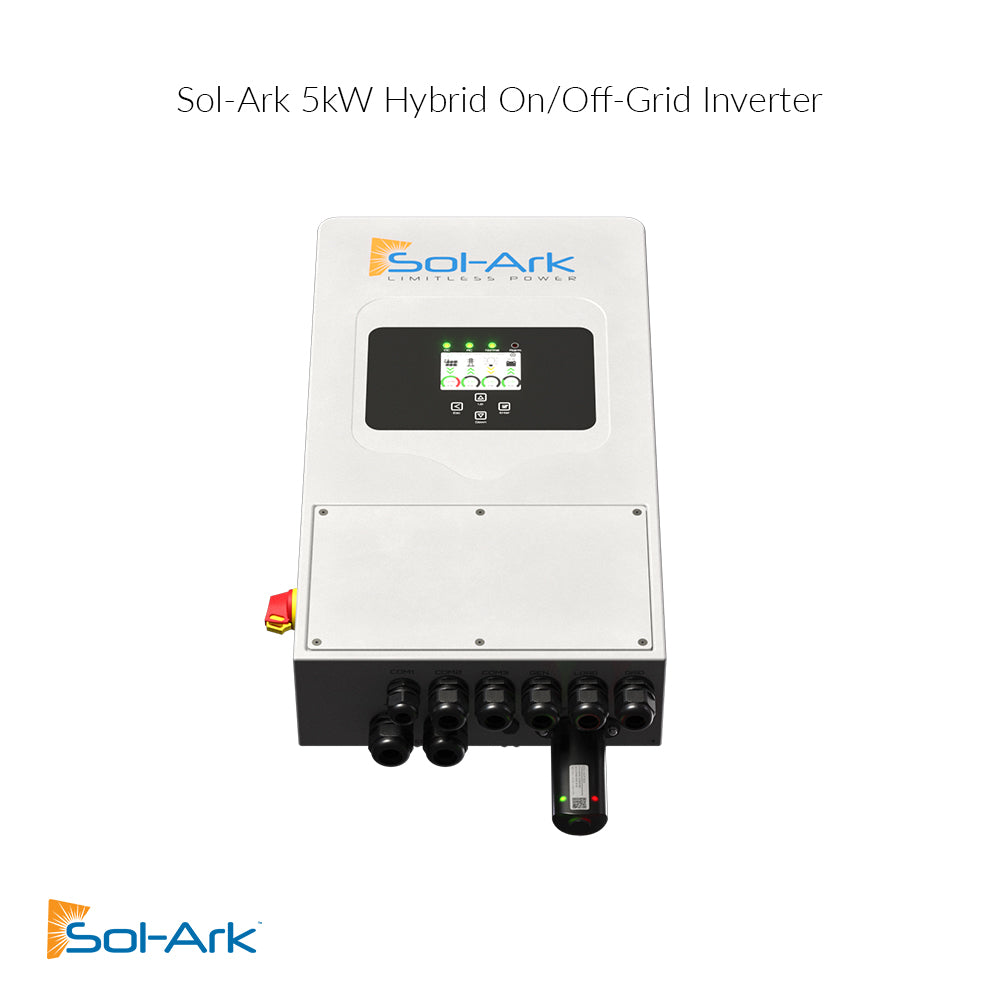 Sol-Ark SA-5K-1P-N Pre-wired All-In-One Hybrid Inverter | 10 year warr ...