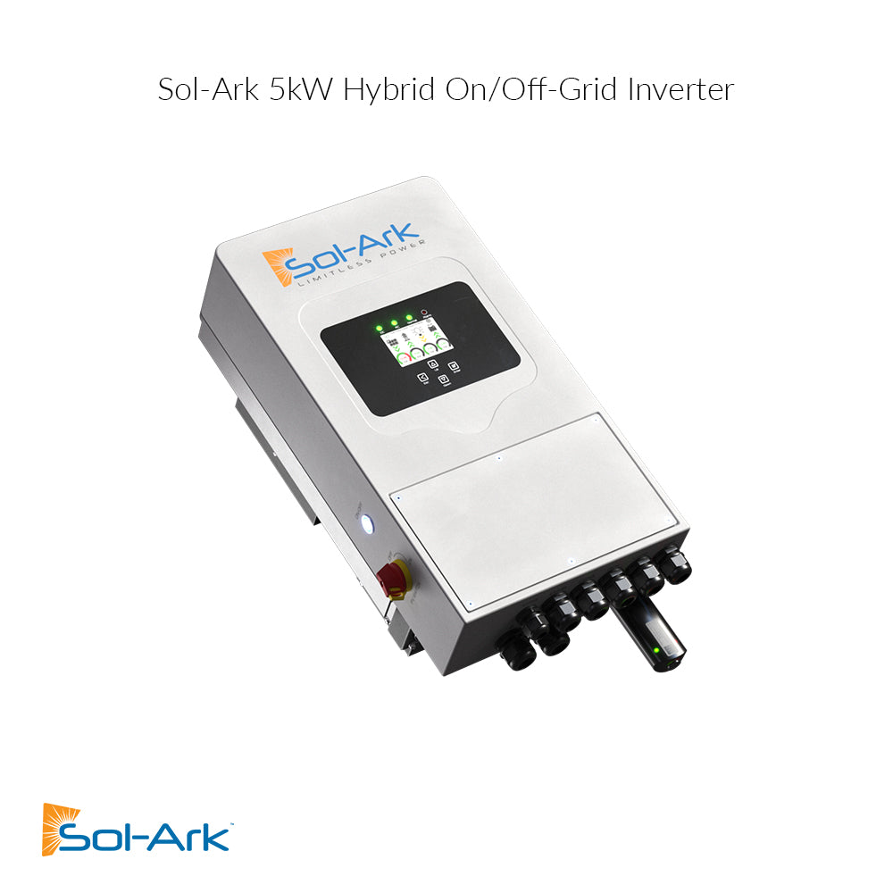 Sol-Ark SA-5K-1P-N Pre-wired All-In-One Hybrid Inverter | 10 year warr ...